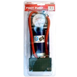 FOOT PUMP WITH GAUGE 0-100psi