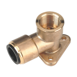 BRASS WINGBACK ELBOW FITTING WORKSHOP AIRLINE HARDLINE SPEEDFIT RIGID ...