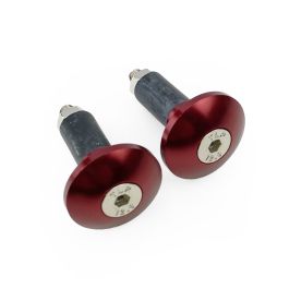 BAR ENDS 12mm RED SET-2 by Factory Image Racing – Red, 12mm | ORO2U