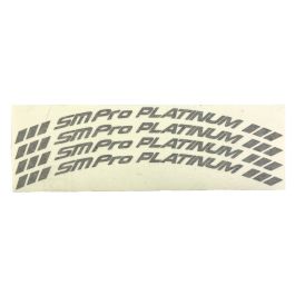 REPLACEMENT SM PRO PLATINUM STICKER SET, BLACK by SM Pro | ORO2U