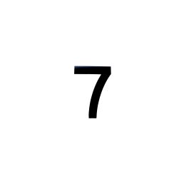 NUMBER PLATE DIGITS 7 EACH by Maxxis | ORO2U