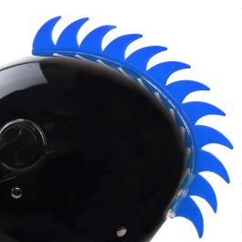 HELMET DECORATION MOHAWK BLUE, ADHESIVE BLADE DESIGN by Factory Image ...