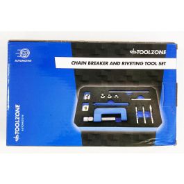 CHAIN BREAKER AND RIVETING TOOL FOR MOTORCYCLE DRIVE CHAINS 3-5mm ...