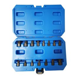 SPIRAL EXTRACTOR SET HEX DRIVE 15 PIECES SHORT SERIES - TOOLZONE ...