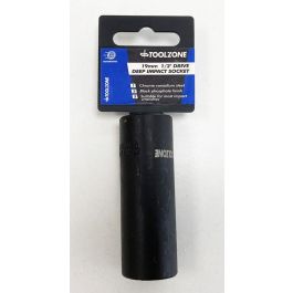 DEEP IMPACT SOCKET 19mm 1/2" DRIVE CRV - TOOLZONE KDPSS320