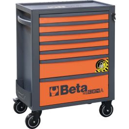 Mobile Roller Cab 7 Drawers Anti-Tilt System Reinforced Worktop 800kg Capacity - Beta Tools ...