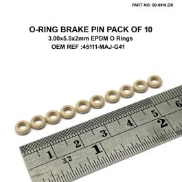 O-RING BRAKE PIN PACK OF 10, 3.00x5.5x2mm EPDM O Rings, 45111-MAJ-G41 ...