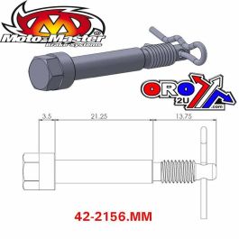 BRAKE PAD PIN FRONT KTM, MOTO-MASTER 213045 by Moto-Master | ORO2U