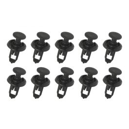 PACK-10 PLASTIC CENTER PUSH FENDER CLIPS RIVETS, 8mm x 20mm x 25mm by ...