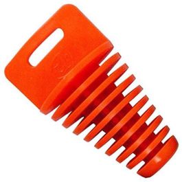 EXHAUST PLUG 34-62mm ORANGE EHB009L-ORANGE