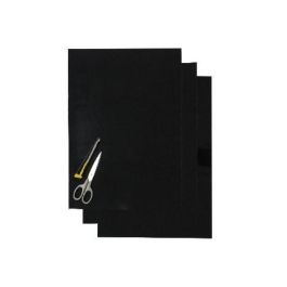 PK/3 THICK BACKING SHEETS, BLACK BLACKBIRD 5051/20, 47x33cm PER SHEET ...
