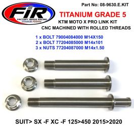 TITANIUM GR5 KTM PRO LINKAGE KIT, SX -F XC -F 125>450 2015>2020 by ...
