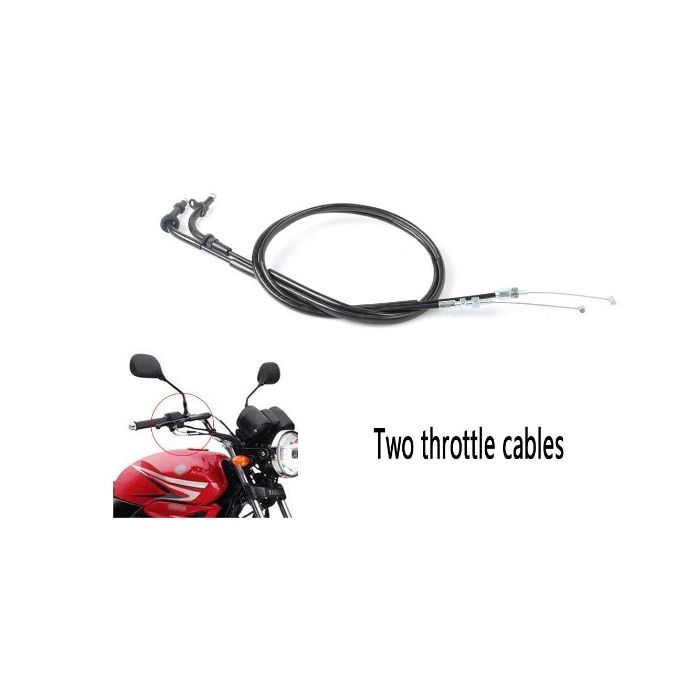 CABLE THROTTLE YBR125 YAMAHA TWIN PUSH / PULL