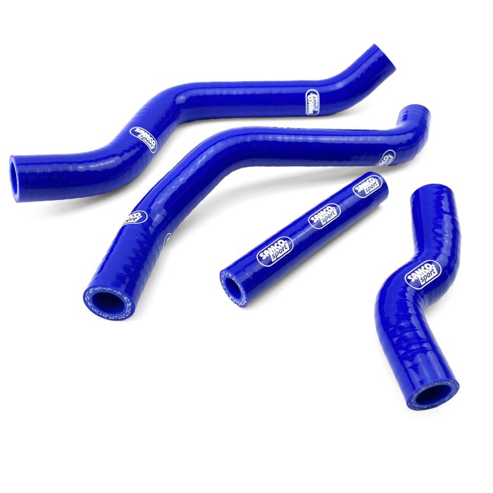 COOLANT HOSE 4 PIECE KIT BLUE YAMAHA 250 YZF/WRF SAMCO SPORT YAM-100-BU ...