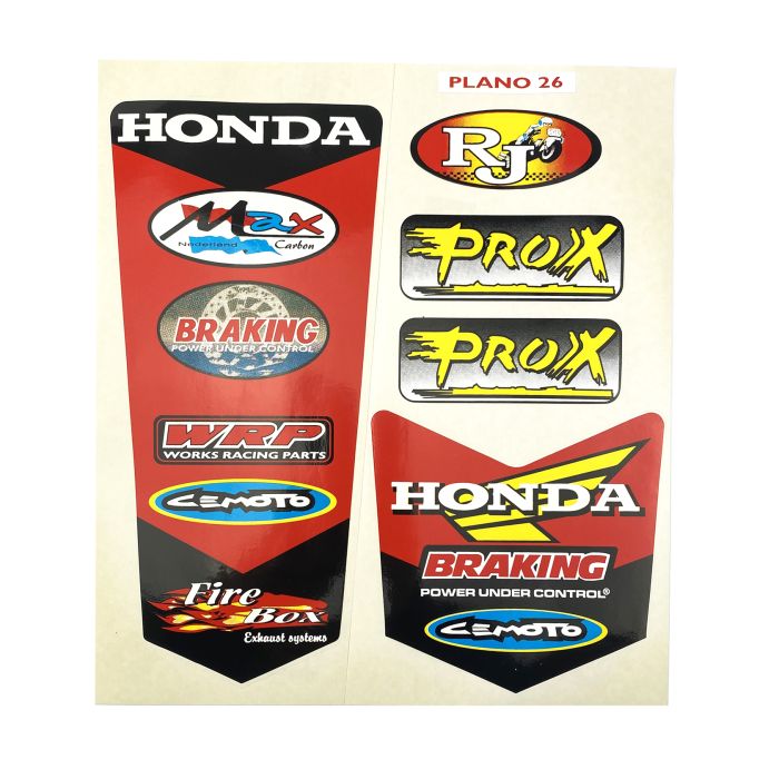 STICKER SHEET HONDA SIZE A4 122008414