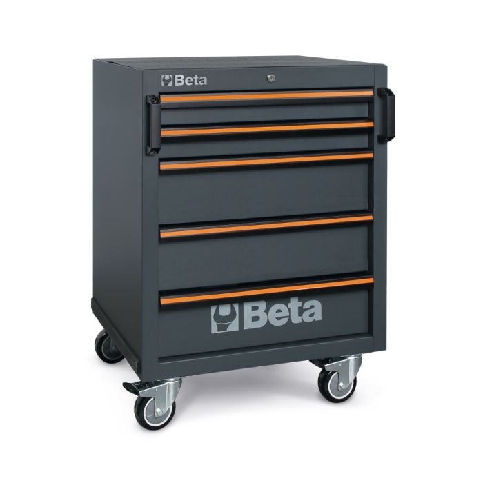 Mobile Roller Cab with 5 Drawers and Swivel Castors for Workshop ...