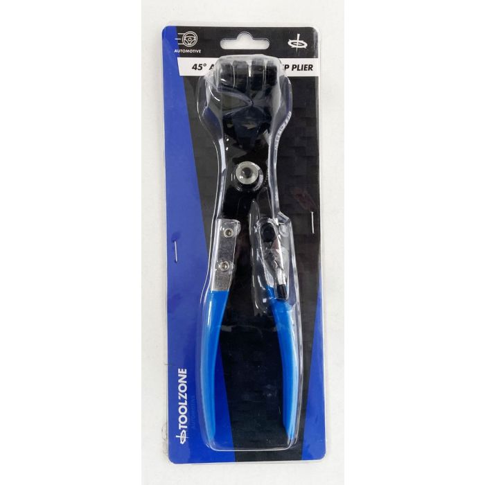ANGLED HOSE CLIP CLAMP PLIER SWIVEL JAWS - TOOLZONE KDPPL128 by ...