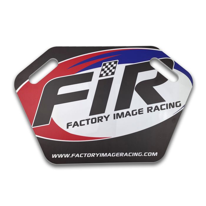 MX Pit Board 4mm Acrylic 600 x 375mm Full Colour Logo