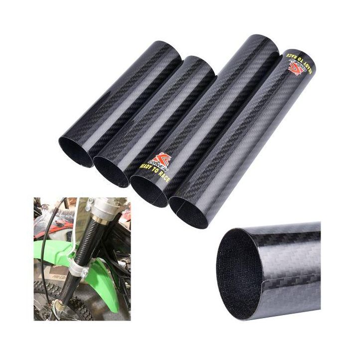 CARBON FORK WRAP SET-4 UPPER & LOWER by Dirt Racing | ORO2U