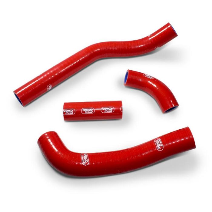 COOLANT HOSE 4 PIECE KIT RED 21-26 HONDA 450 CRF R RWE RX SAMCO SPORT ...
