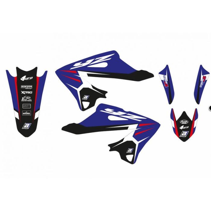 2022 YZ125/250 YAMAHA DREAM 4 GRAPHICS, BLACKBIRD 2250N DECAL KIT by ...
