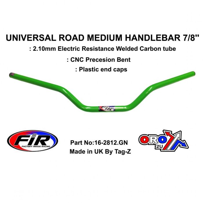 ROAD MEDIUM HANDLEBAR 7/8'', S/BIKE SPORTS UNIVERSAL GREEN, / REN REF ...