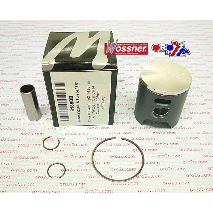 PISTON KIT YZ85 YZ80 48.50, WOSSNER 8188D150 YAMAHA MX by Wossner | ORO2U
