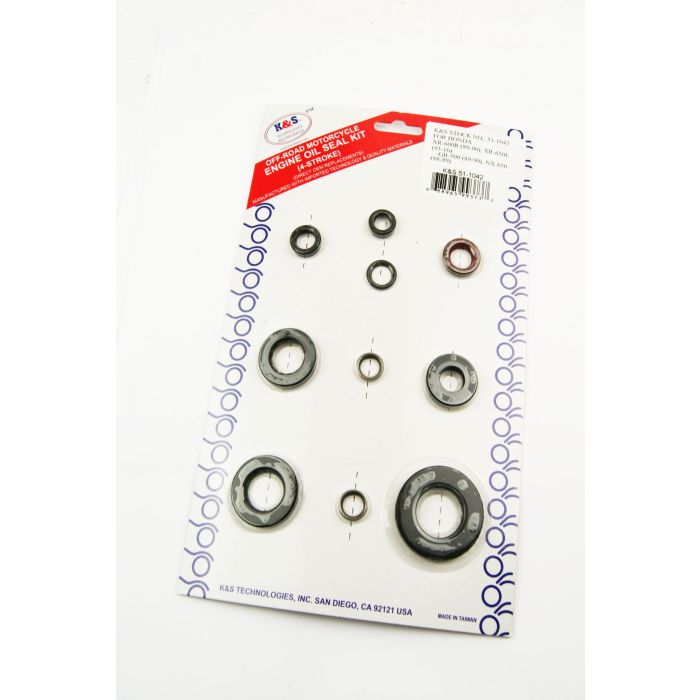 OIL SEAL SET 89-00 XR600R by K&S Technologies | ORO2U