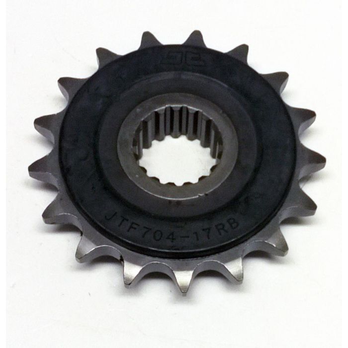 FRONT SPROCKET JTF704.17RB JT, OE Rubber Cushioned